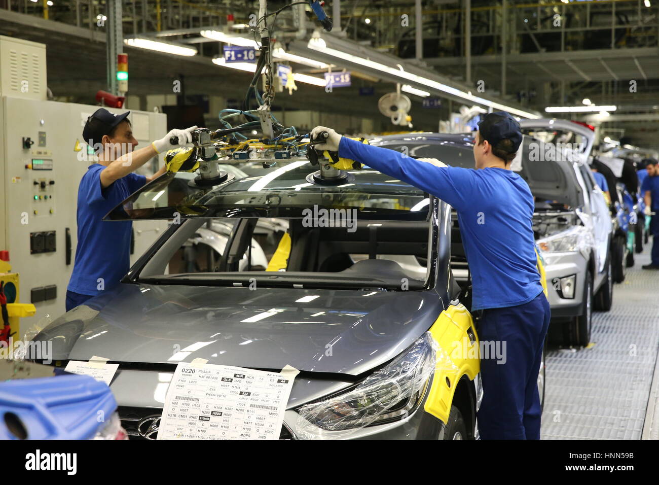 Automobile Manufacturing Employees High Resolution Stock Photography ...
