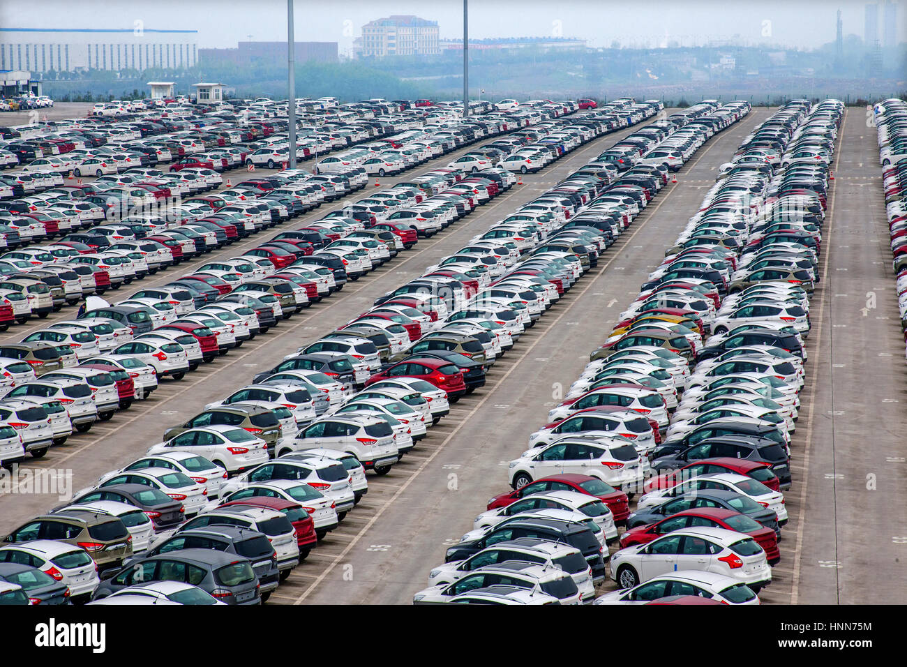 Car parking lot Stock Photo - Alamy