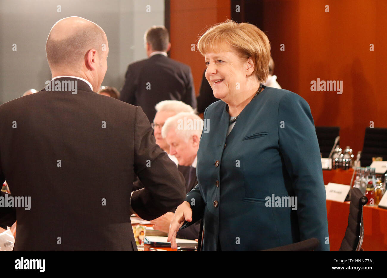 Olaf Scholz, BKin Angela Merkel - Treffen der dt. Bundeskanzlerin mit ...