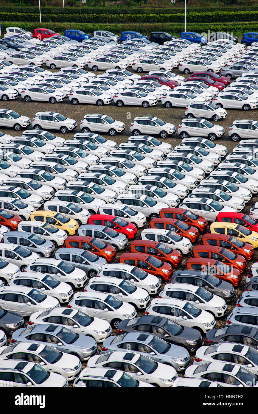 Car parking lot Stock Photo - Alamy