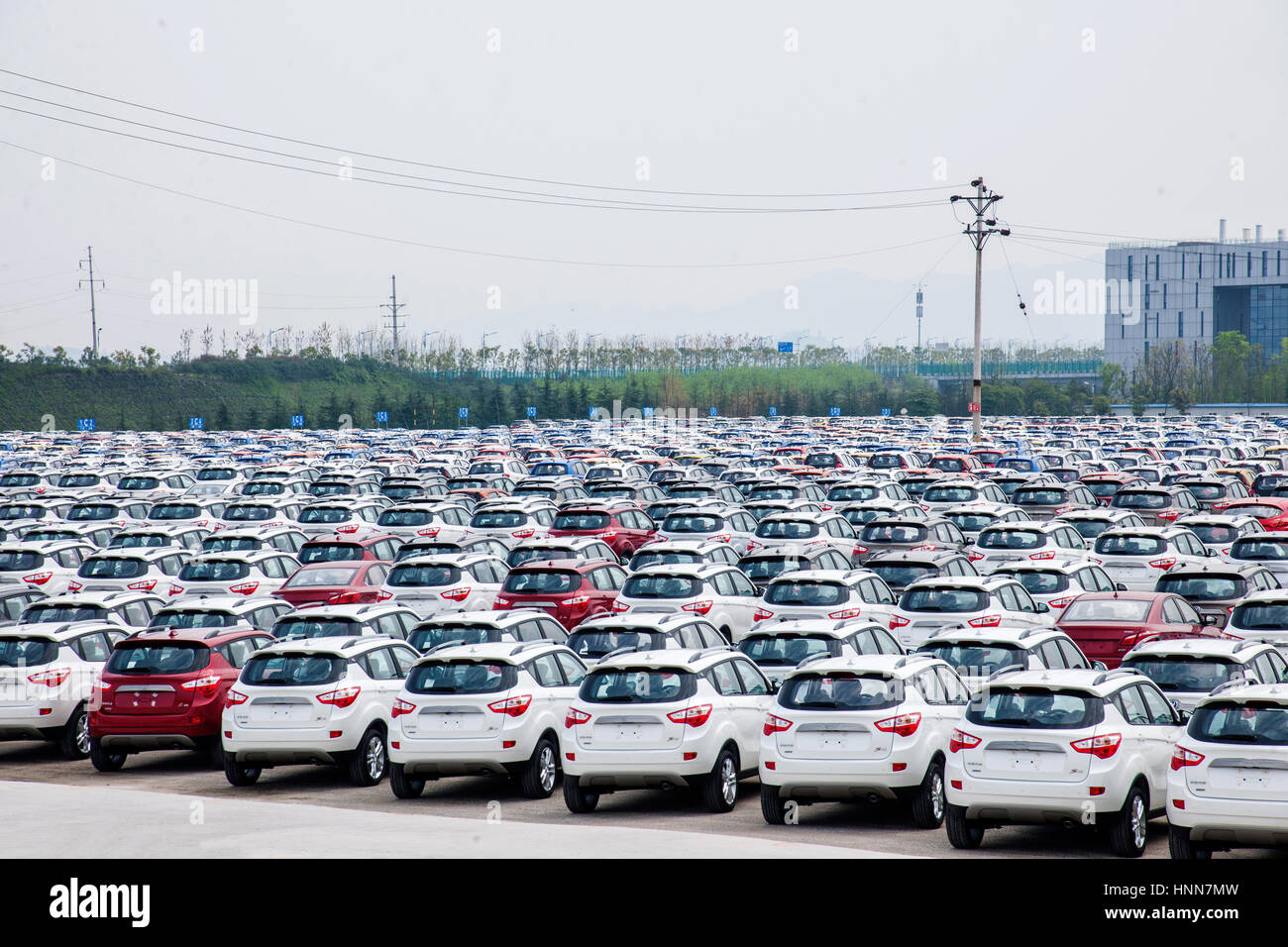 Car parking lot Stock Photo - Alamy