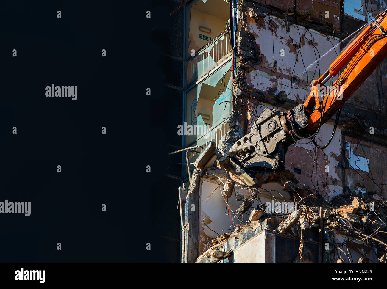 Demolition machine hi-res stock photography and images - Alamy