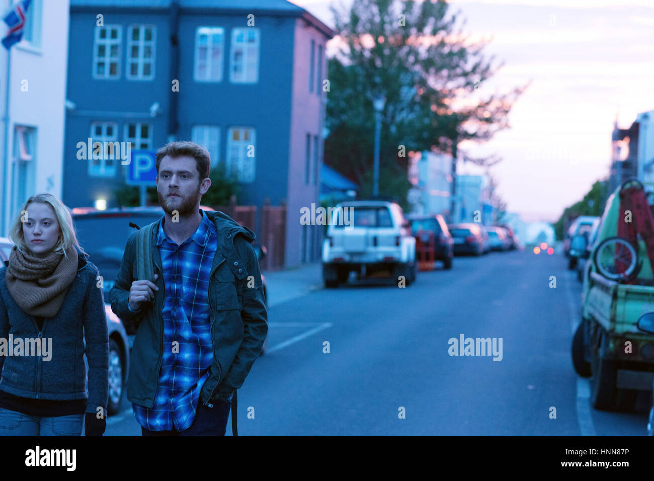 BOKEH, from left: Maika Monroe, Matt O'Leary, 2017. ph: Andrew Sullivan /© Screen Media Films ...