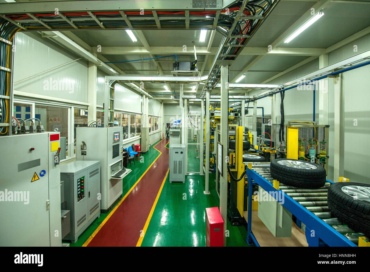 Automobile tire production line hi-res stock photography and images - Alamy