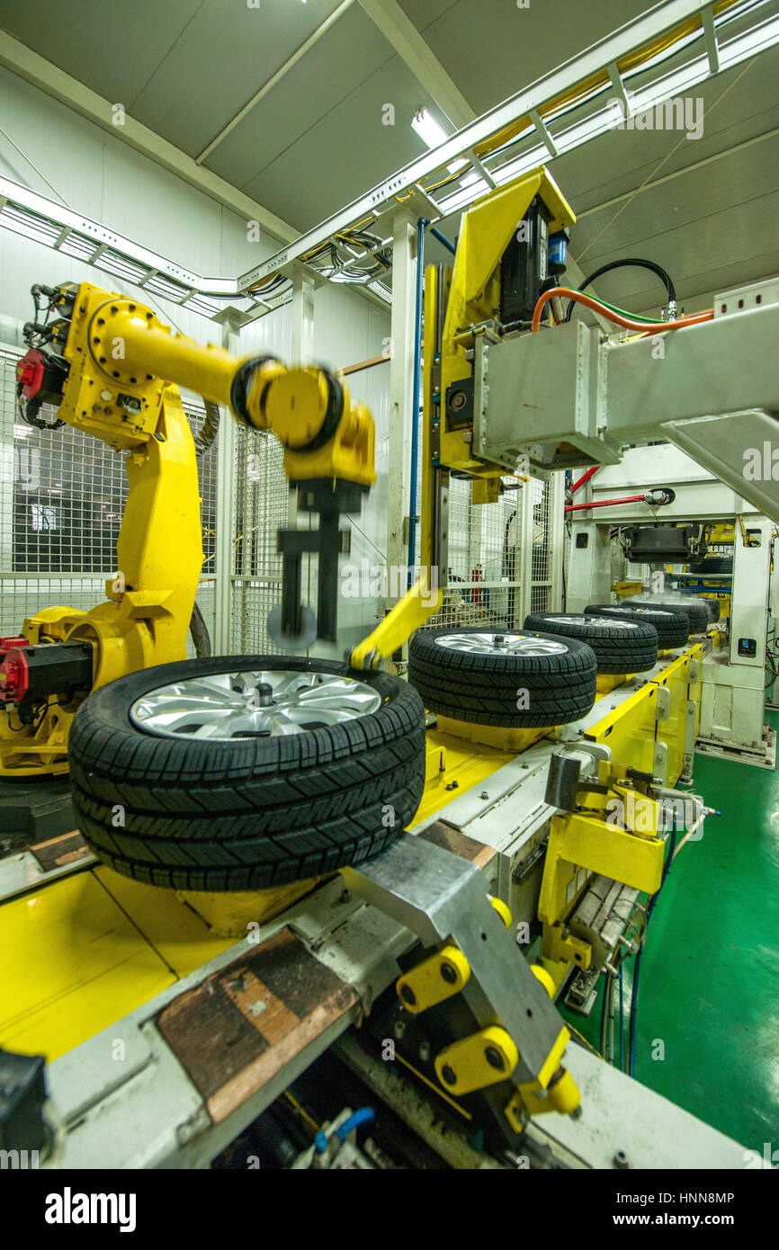 Automobile tire production line hi-res stock photography and images - Alamy
