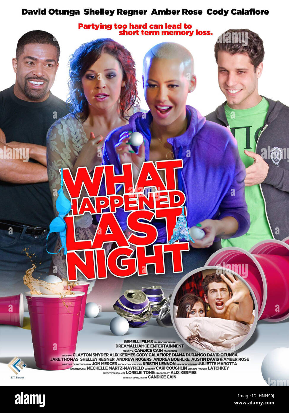 WHAT HAPPENED LAST NIGHT, poster, from left, David Otunga, Shelley ...