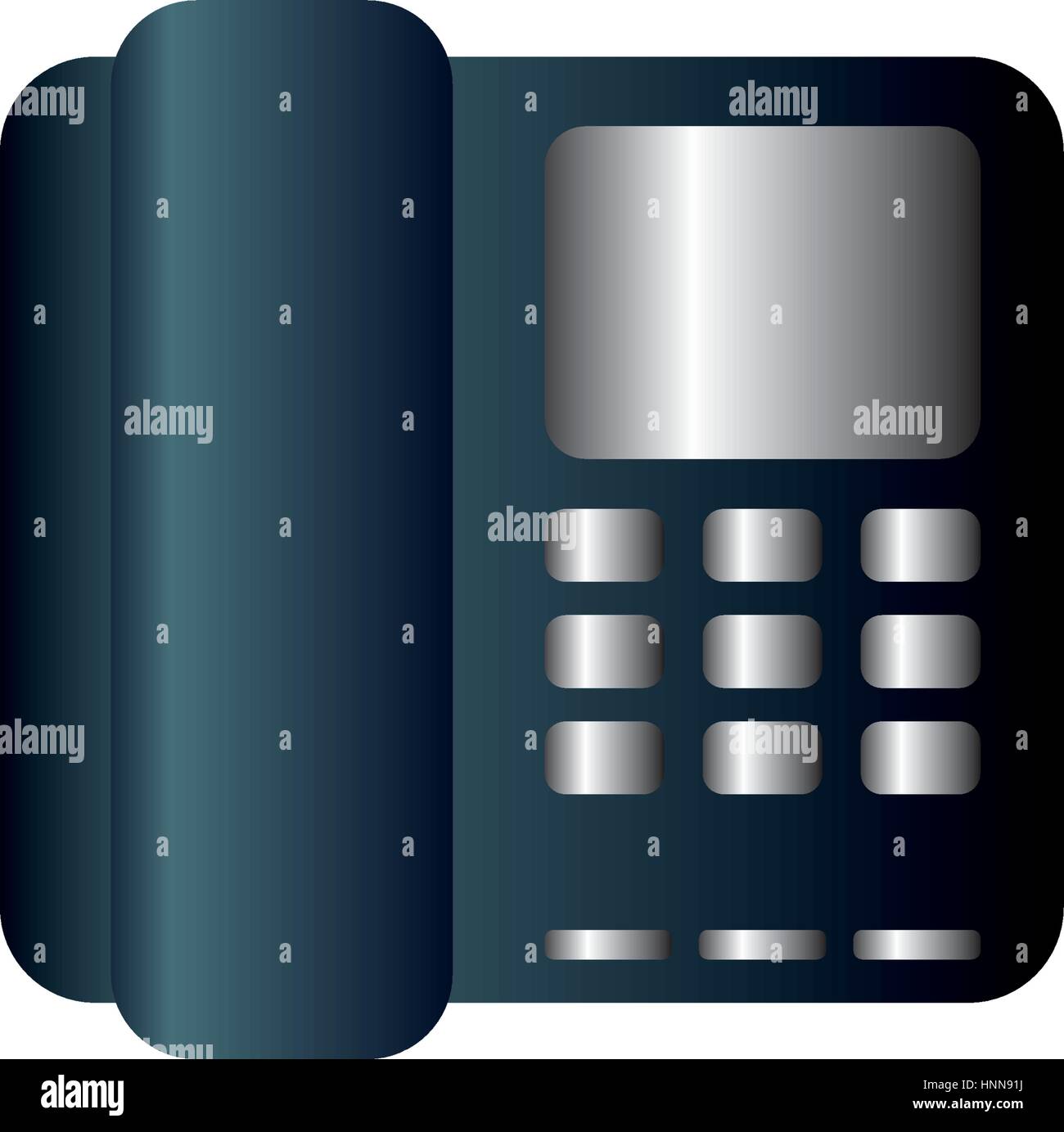 Telephone communication technology icon vector illustration graphic ...