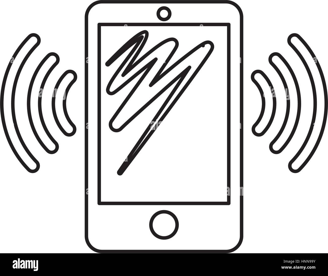 Mobile smartphone technology icon vector illustration graphic design ...