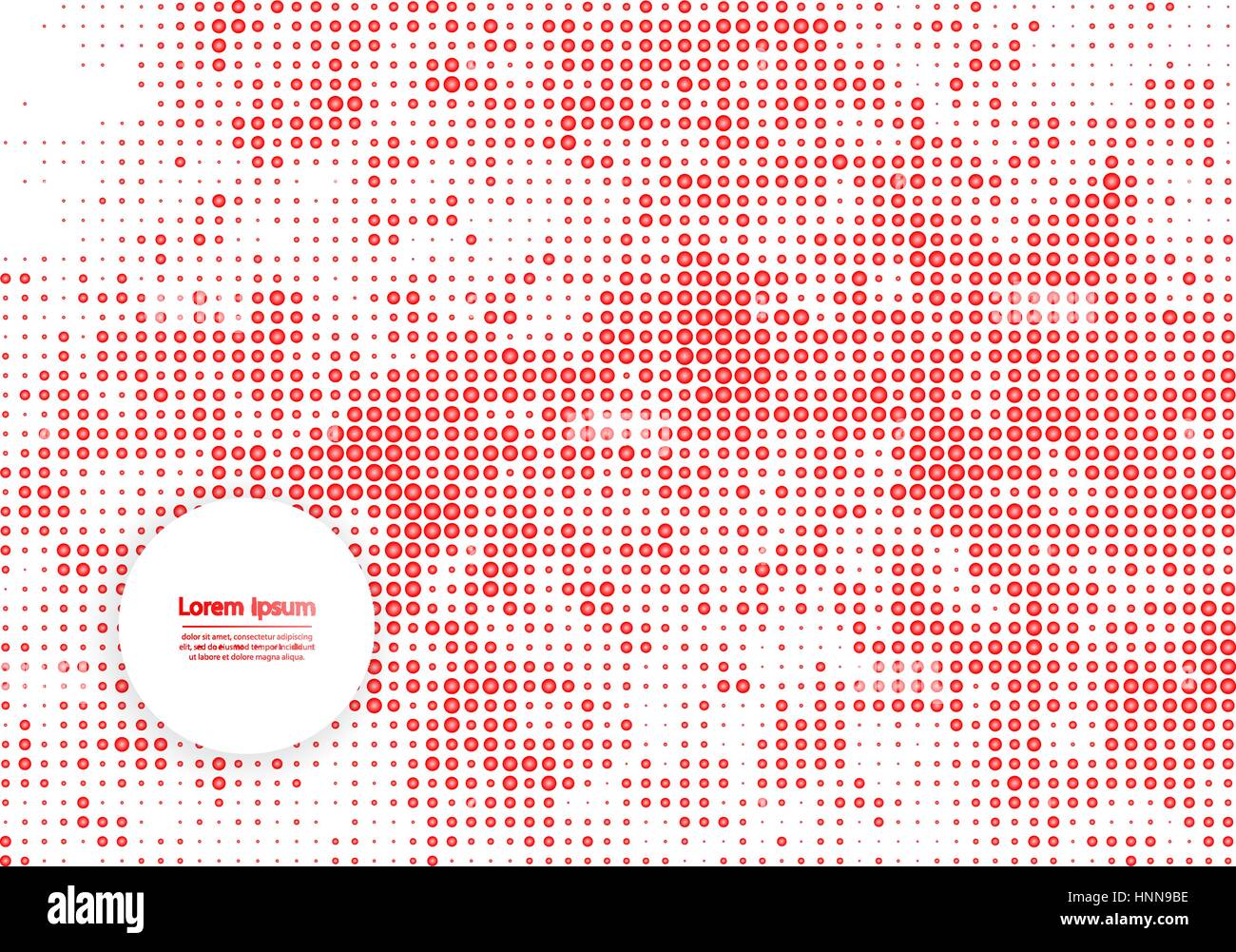 Vector illustration with four halftone patterns. Colorful abstract ...