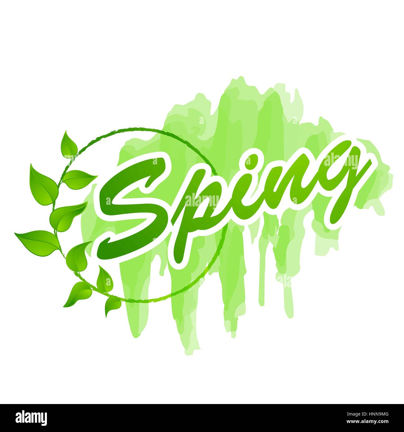 Hello Spring abstract background. Vector illustration. Design element ...