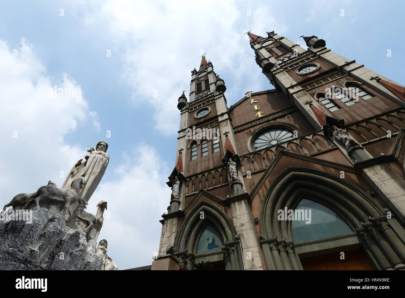 The Catholic Church of Ningbo,Zhejiang Province,China Stock Photo - Alamy