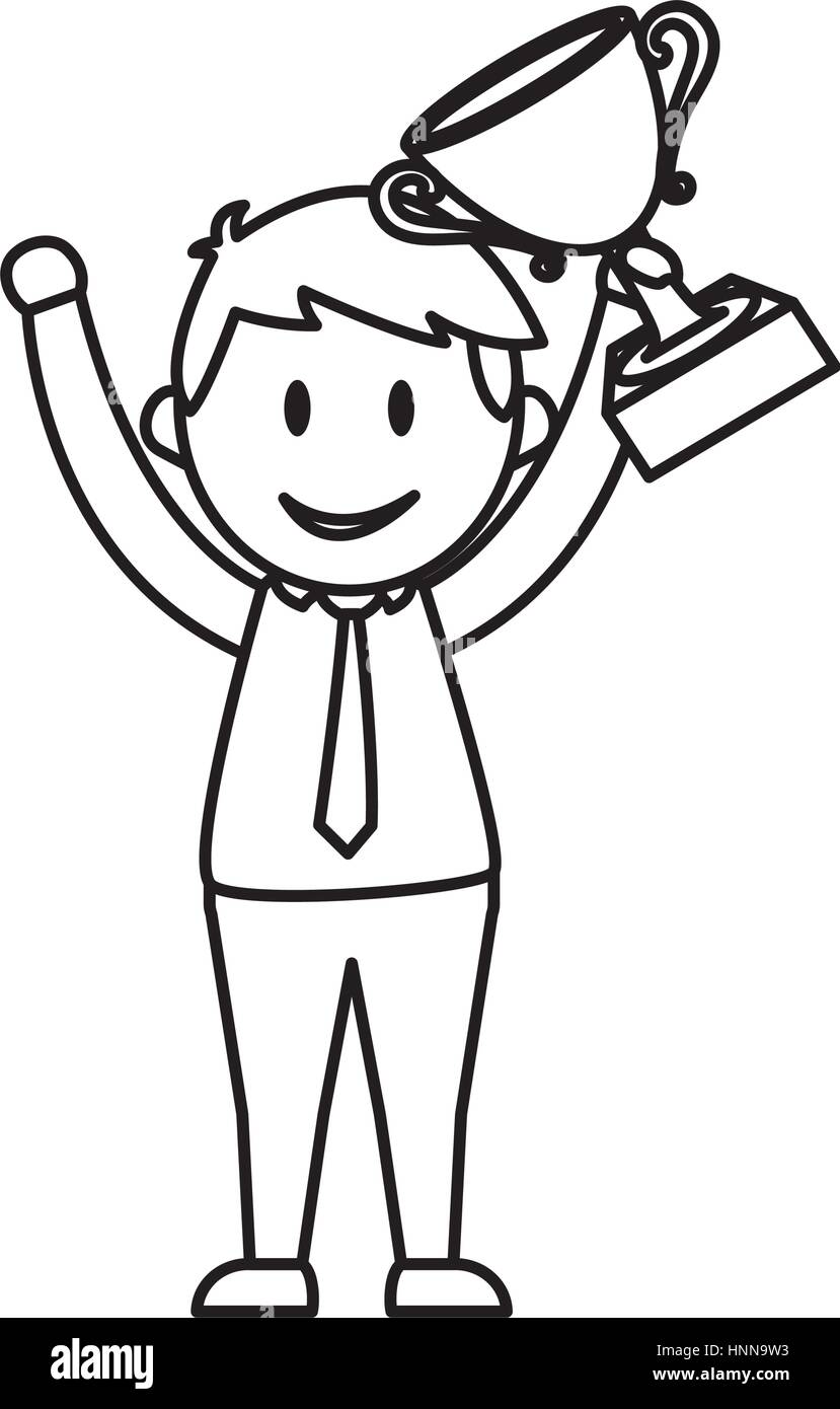 Businessman entrepreneur cartoon icon vector illustration graphic ...