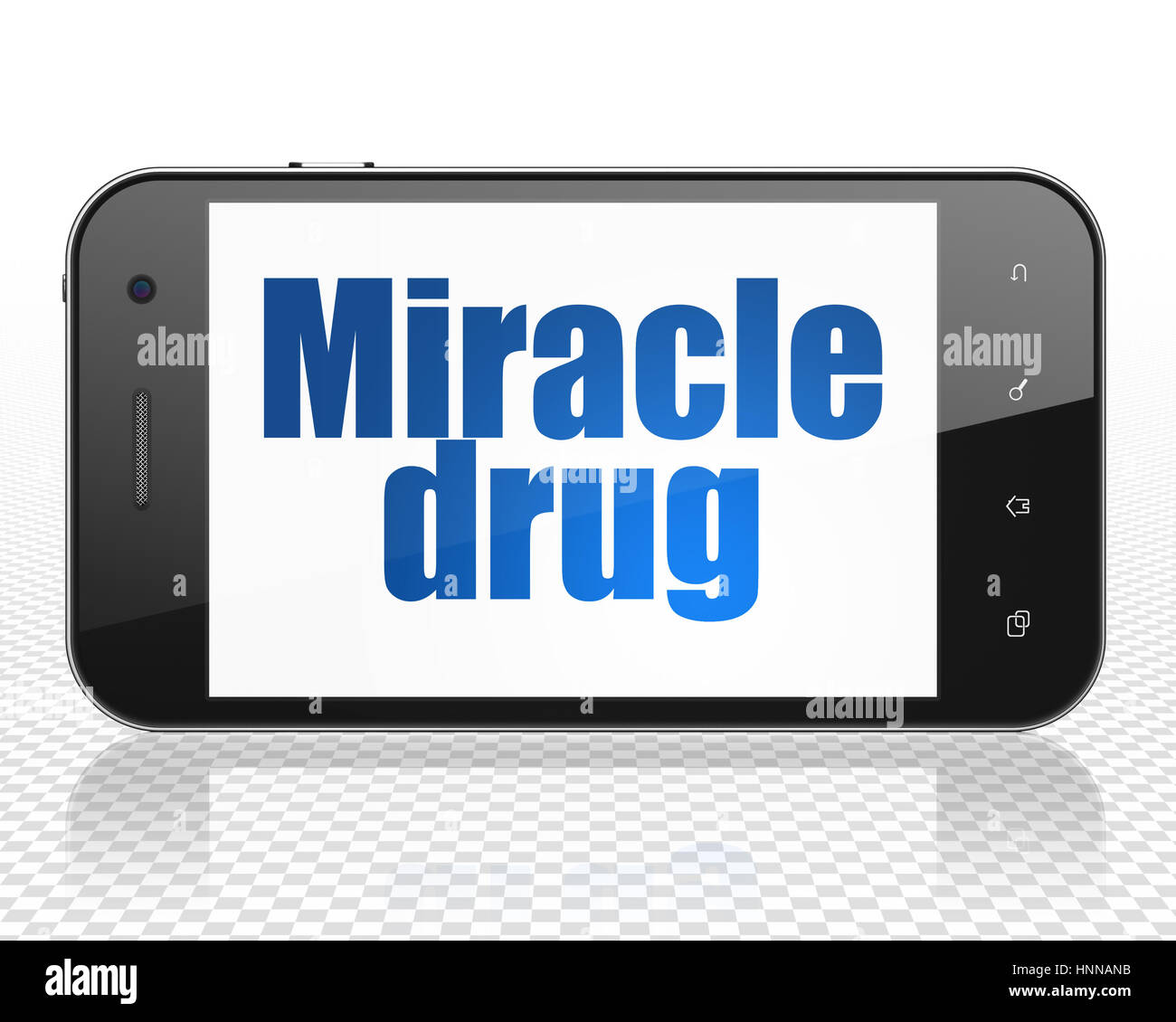 Healthcare concept: Smartphone with Miracle Drug on display Stock Photo ...