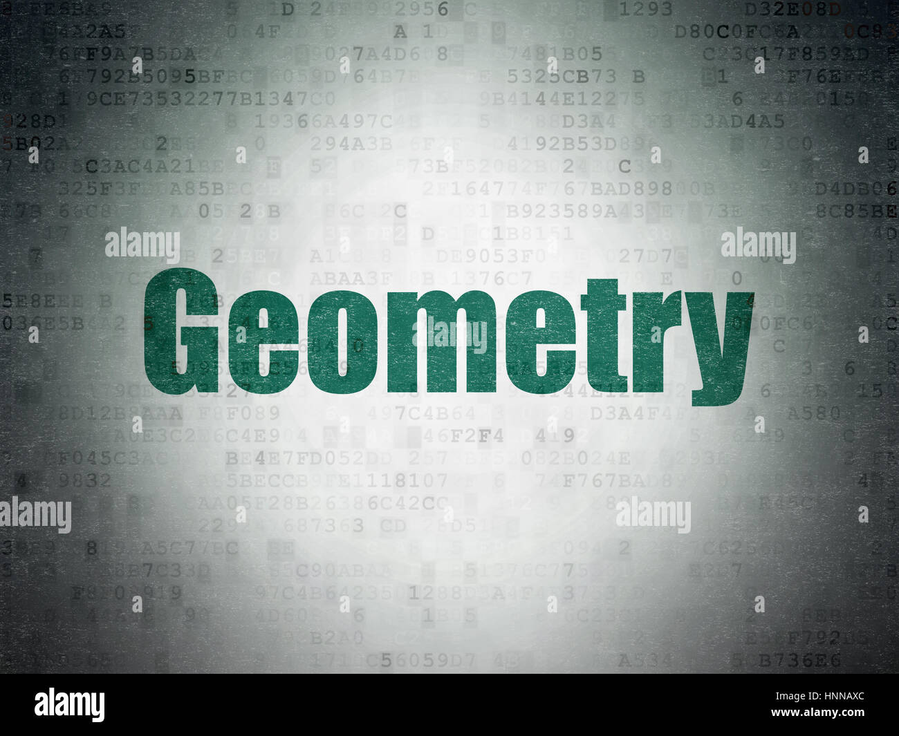 Learning concept: Geometry on Digital Data Paper background Stock Photo ...