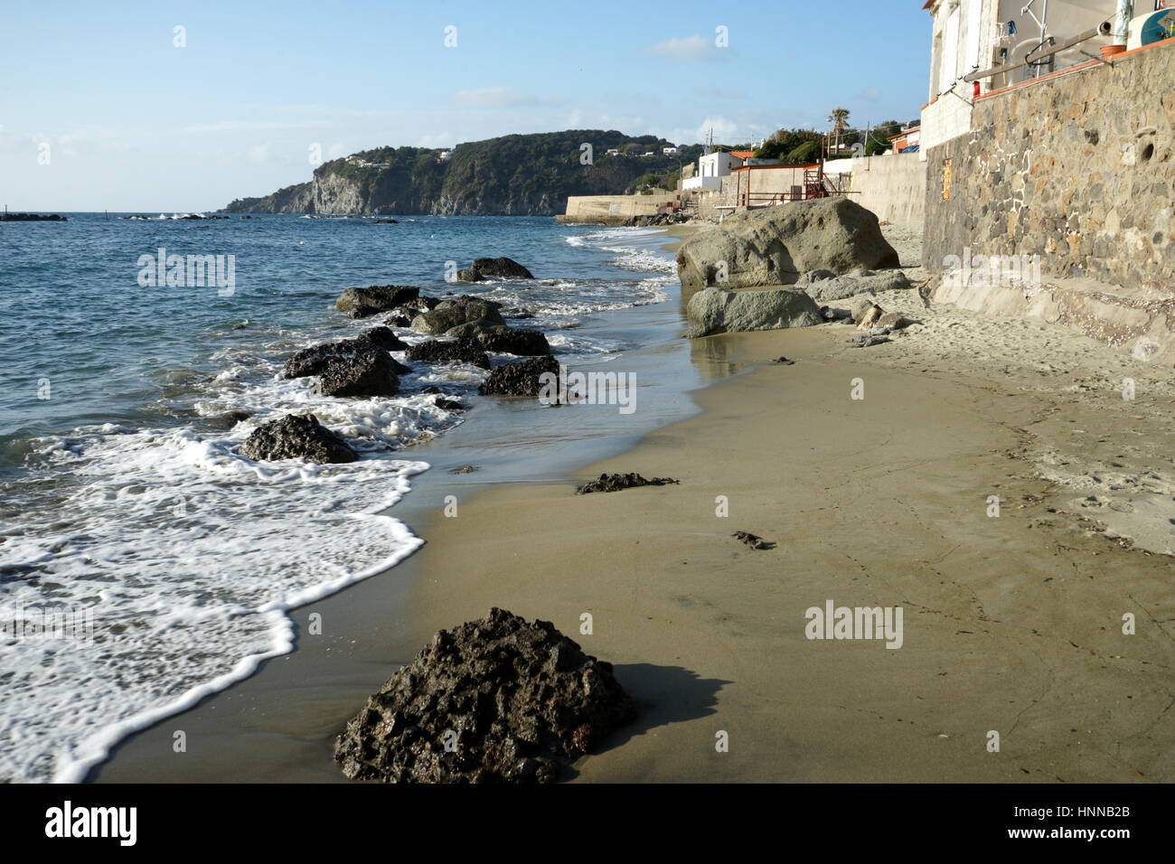 Forio beach, Ischia Stock Photo - Alamy