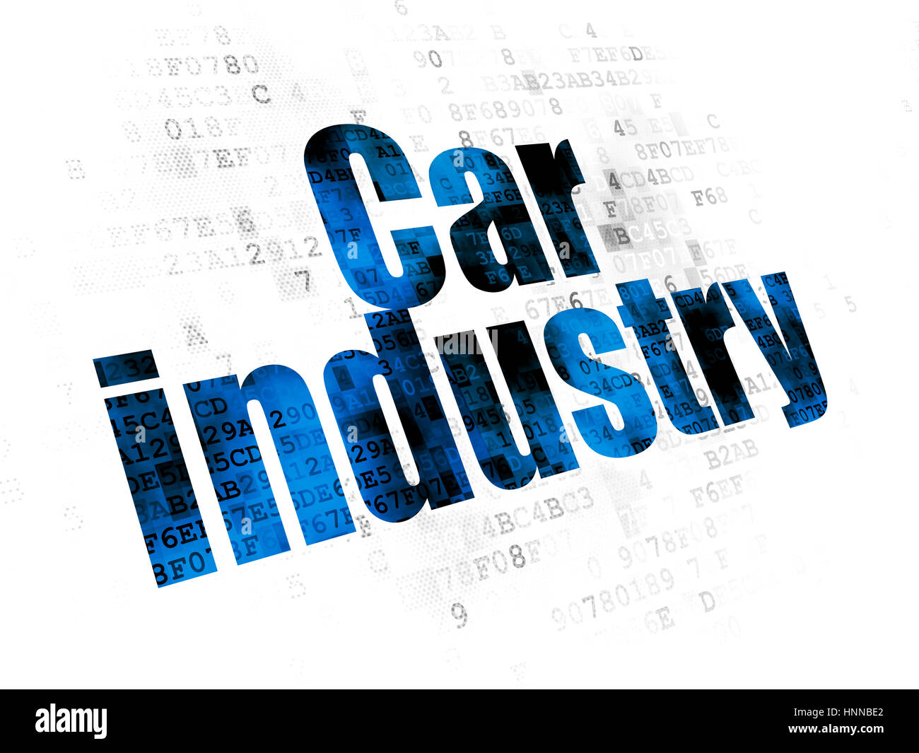 Industry concept: Car Industry on Digital background Stock Photo - Alamy
