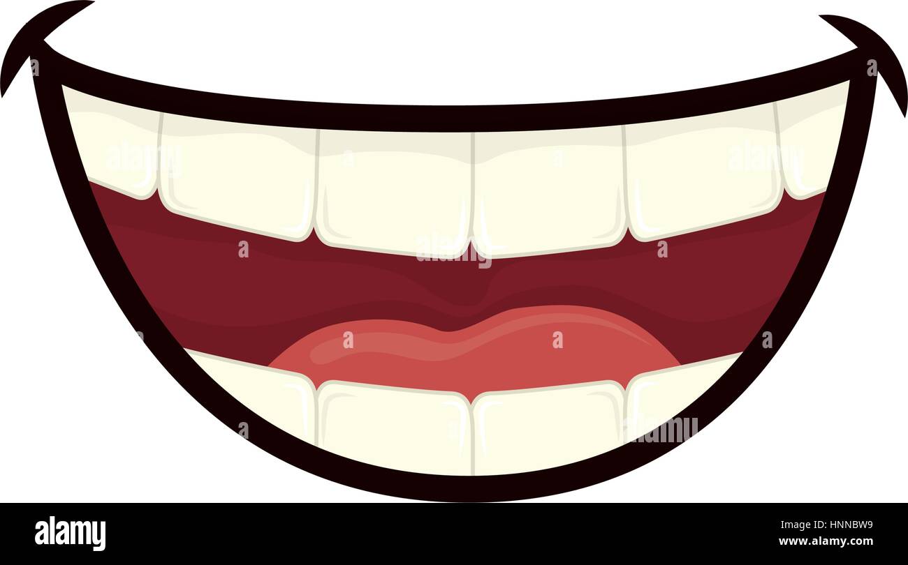 Mouth Laughing Cartoon Icon Vector Stock Photos & Mouth Laughing ...