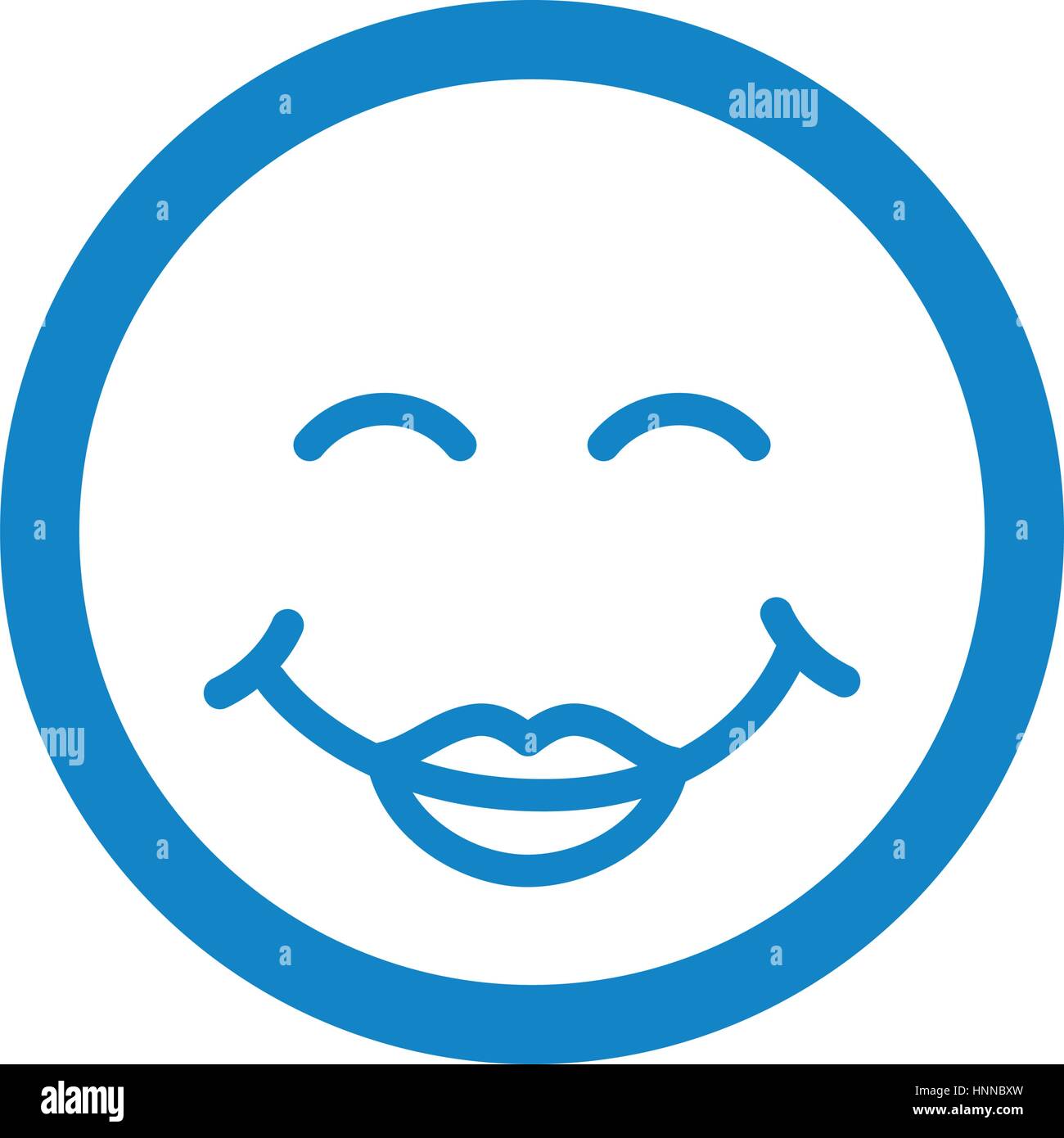 Funny emoticon cartoon icon vector illustration graphic design Stock ...