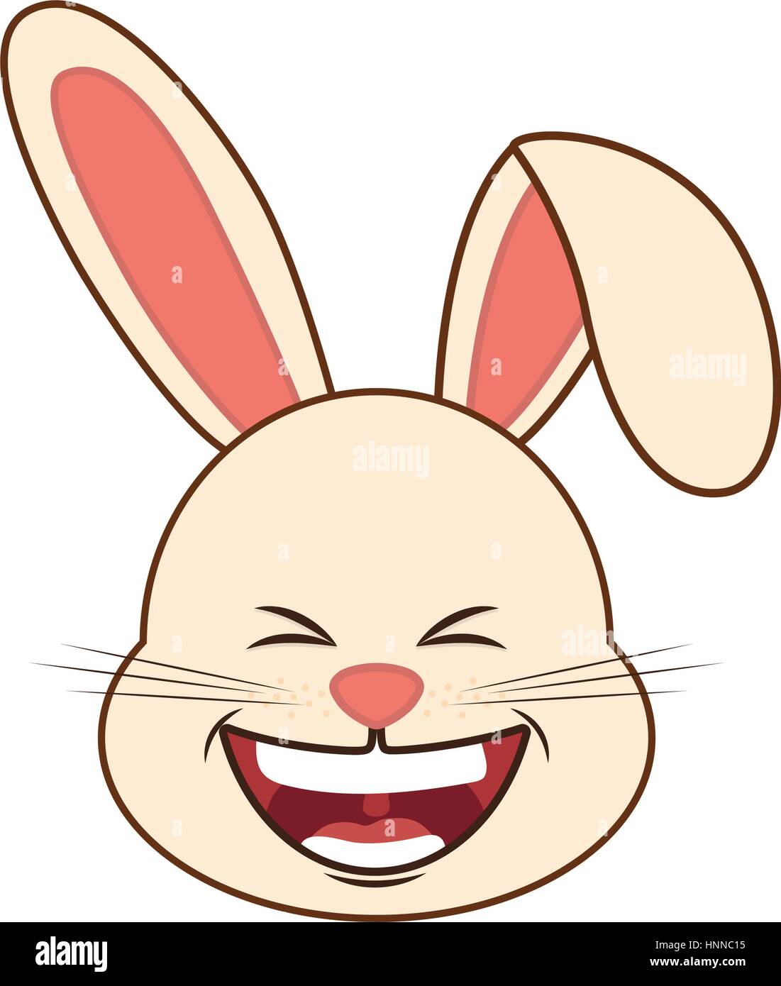 Cute rabbit cartoon icon vector illustration graphic design Stock ...