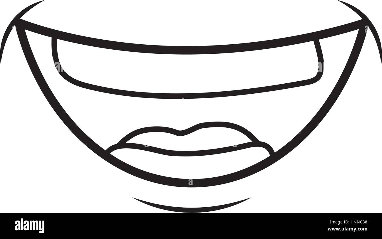 Mouth Laughing Cartoon Icon Vector Illustration Graphic Design Stock Vector Image And Art Alamy 