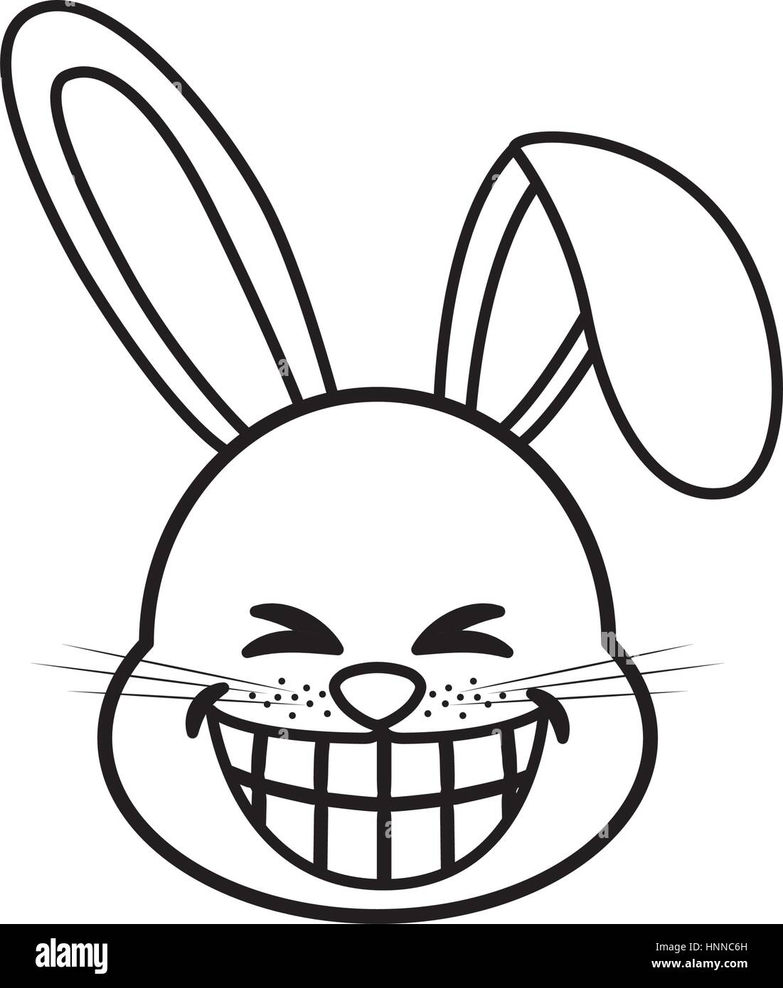 Cute rabbit cartoon icon vector illustration graphic design Stock ...