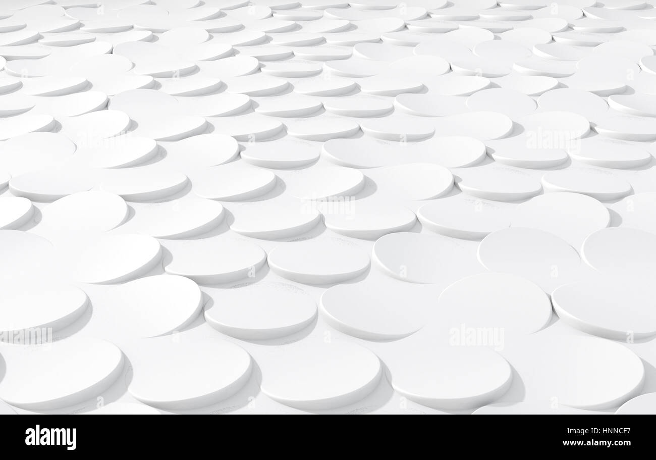 A concept white on white background made out of white scale shapes ...