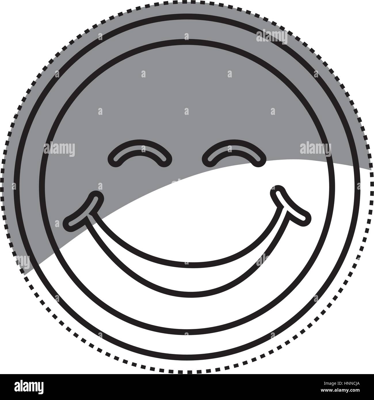 Funny emoticon cartoon icon vector illustration graphic design Stock ...