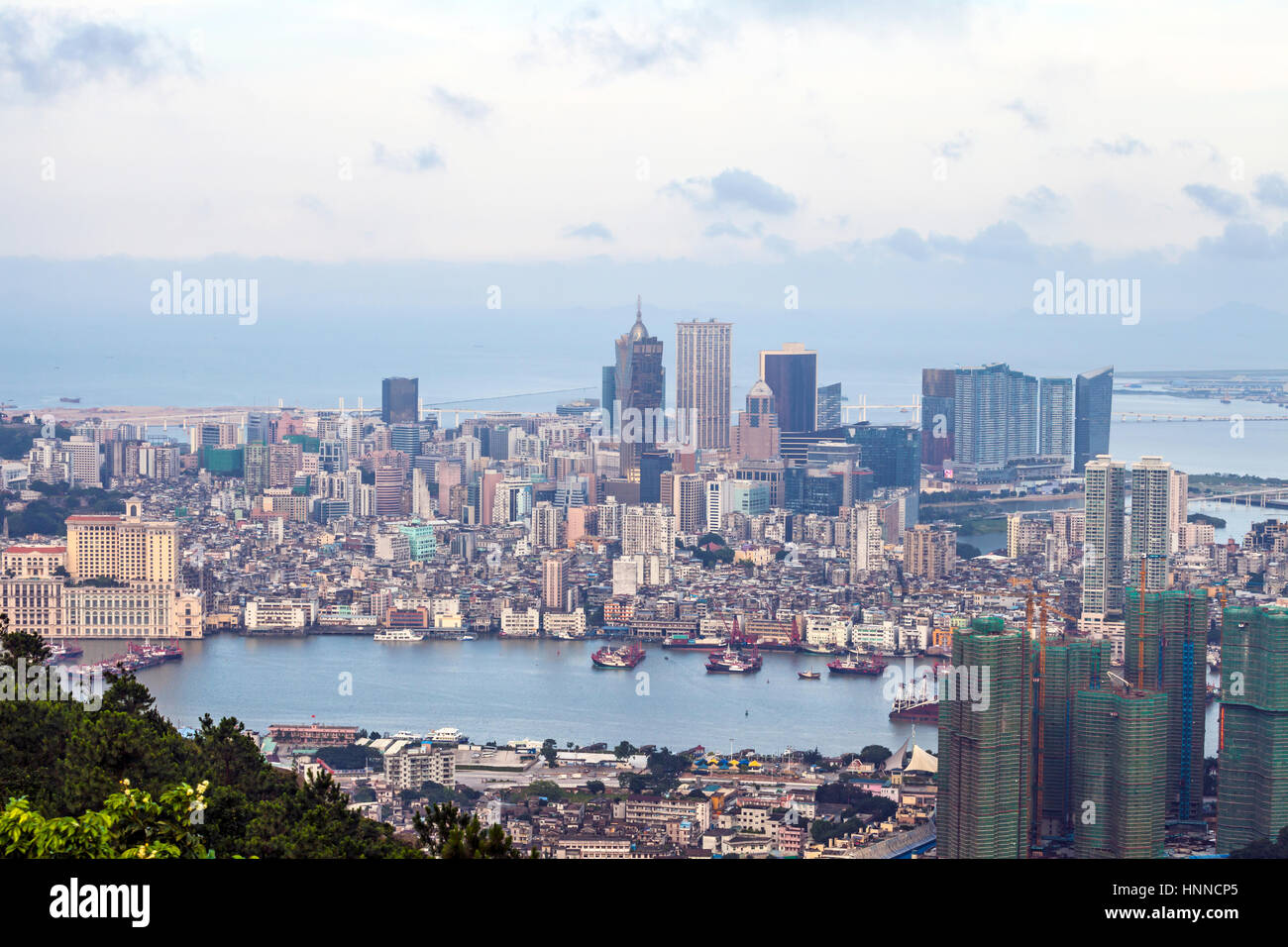 Urban architecture in Macao Stock Photo - Alamy