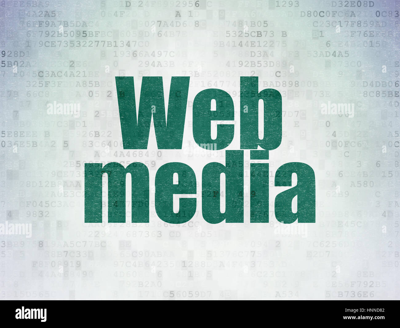 Web development concept: Web Media on Digital Data Paper background Stock Photo - Alamy