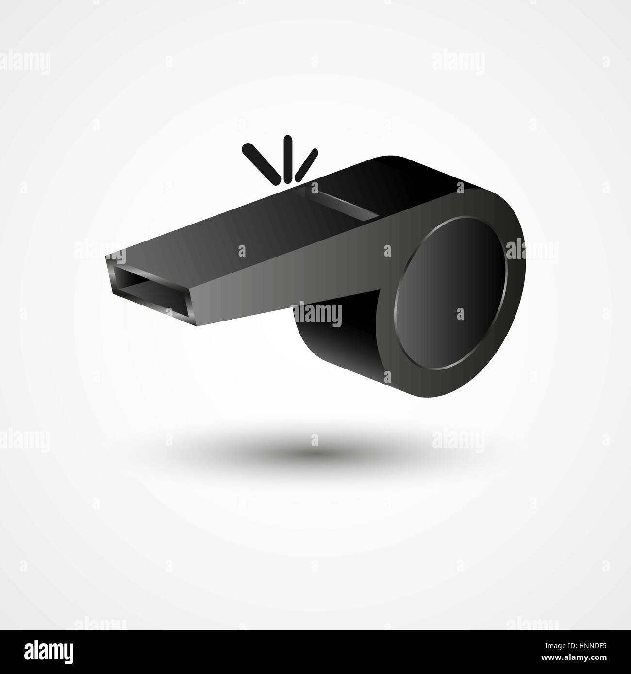 Blowing whistle referee Stock Vector Images - Alamy