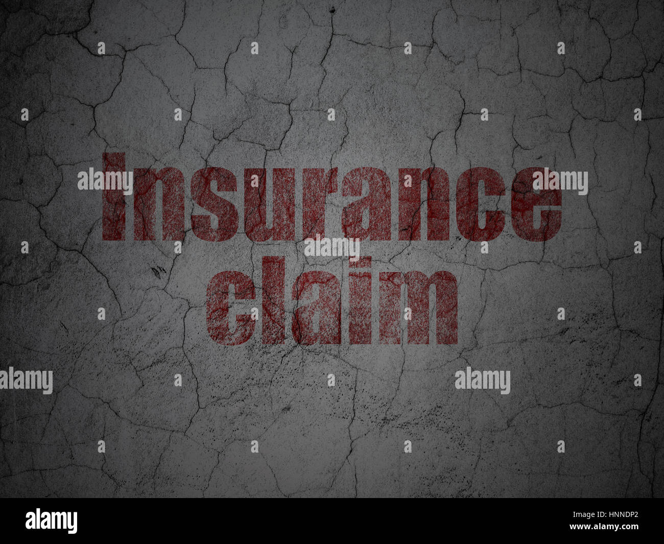 Insurance concept: Insurance Claim on grunge wall background Stock ...