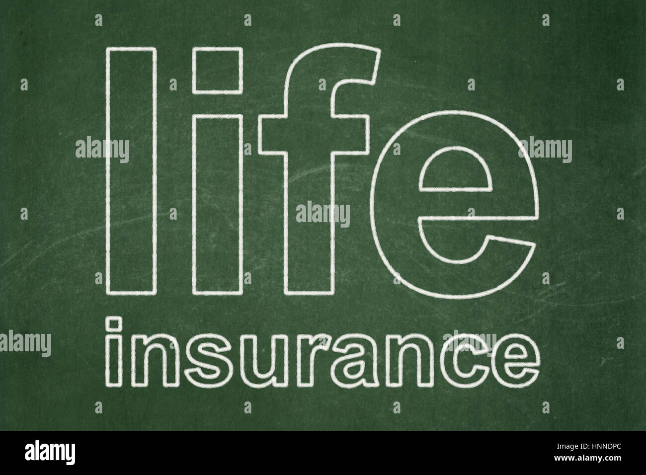 Insurance concept: Life Insurance on chalkboard background Stock Photo ...