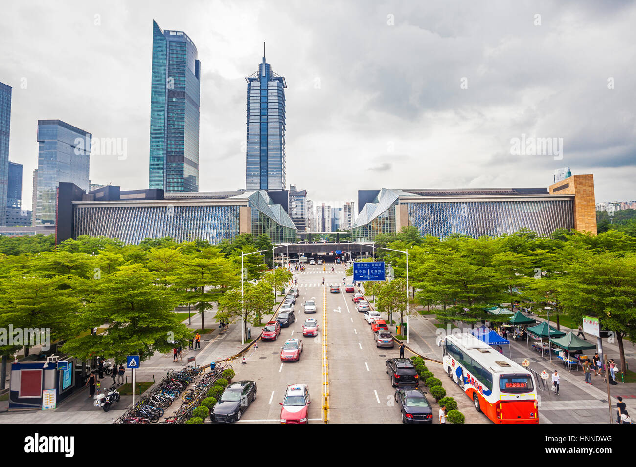 Urban architecture of Shenzhen, China Stock Photo - Alamy
