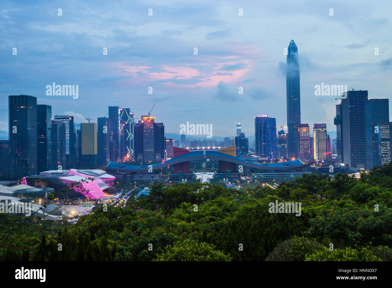 Urban architecture of Shenzhen, China Stock Photo - Alamy