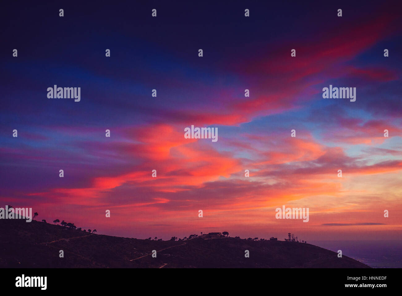 Vibrant sunrise hawaii hi-res stock photography and images - Alamy