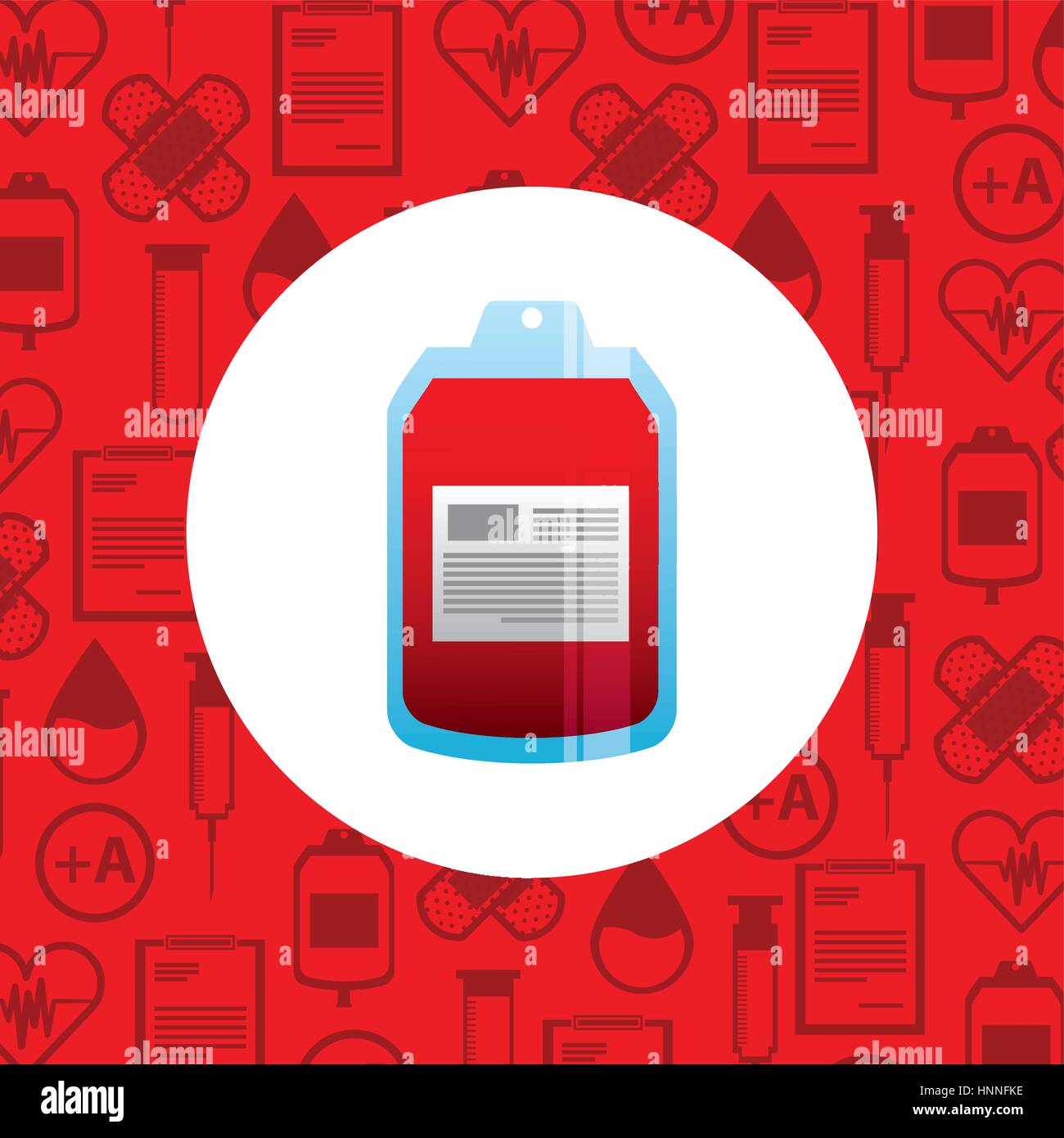 Blood transfusion icon circle hi-res stock photography and images - Alamy