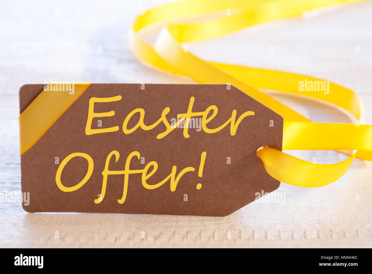 Label, Text Easter Offer Stock Photo - Alamy