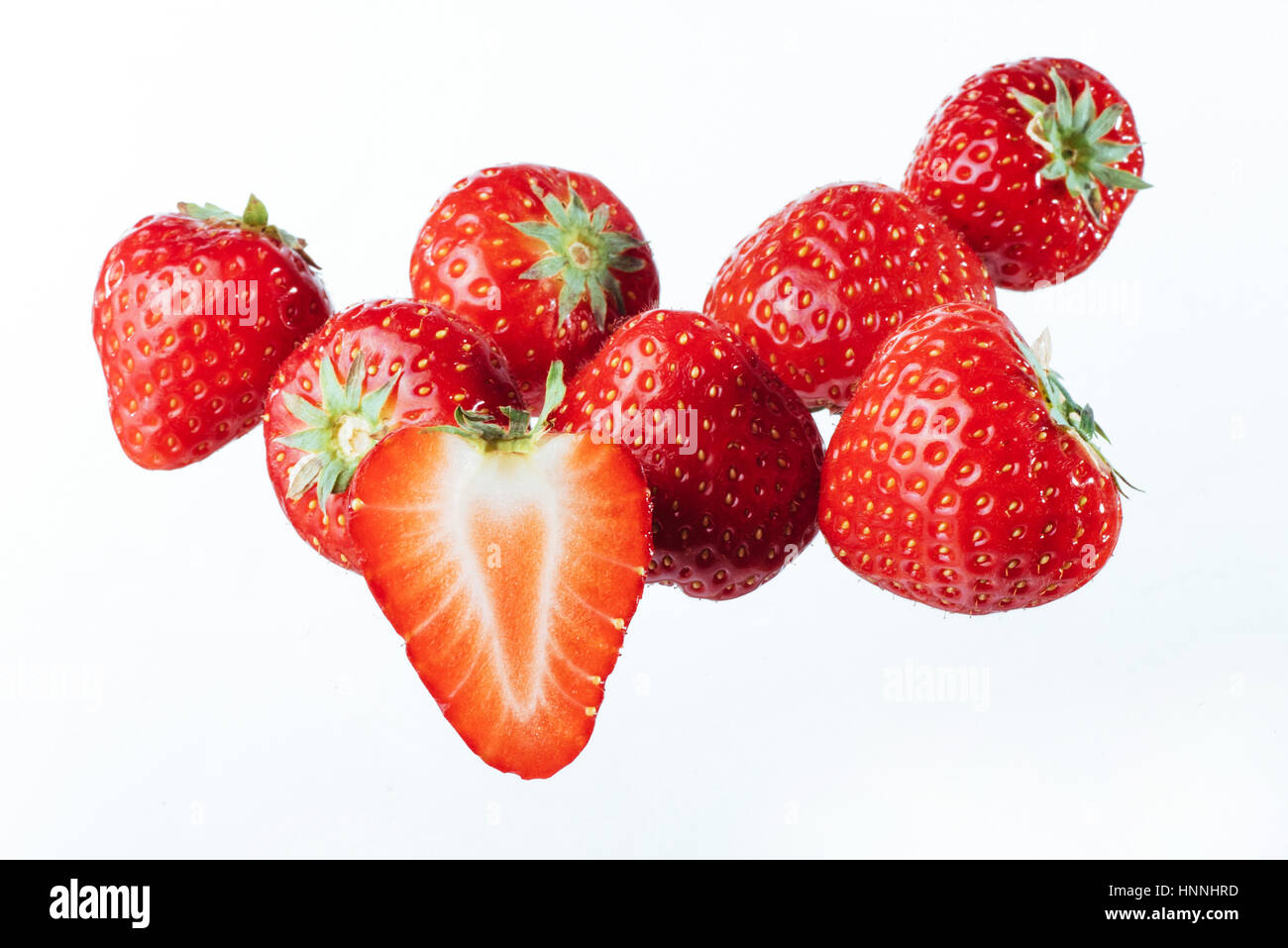 Tasty big ripe strawberry isolated on white background Stock Photo - Alamy