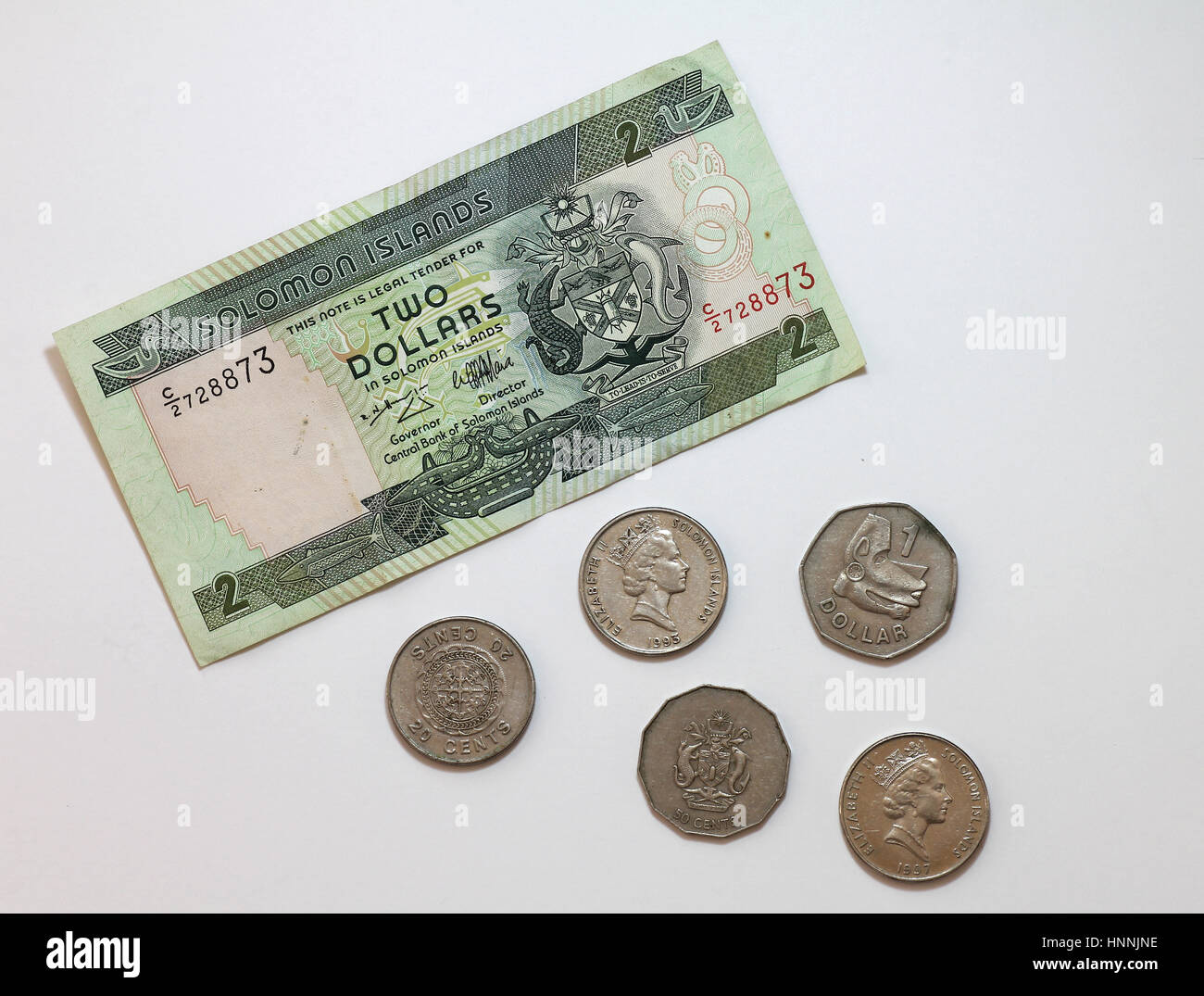 Currency from Solomon Islands Stock Photo - Alamy
