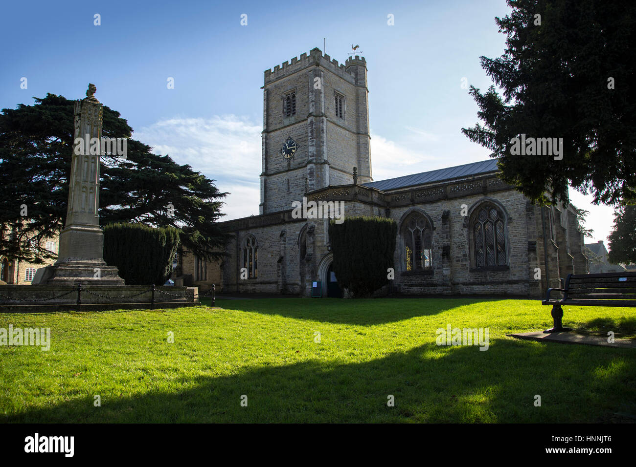 St Mary the Virgin, Parish Church in Axminster, Devon, UK Stock Photo ...