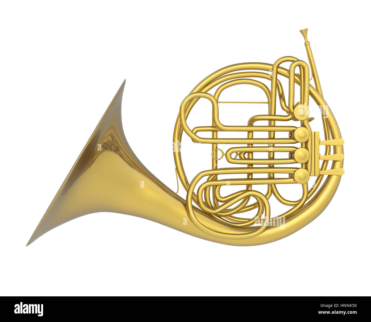 Instruments brass horn french horn hi-res stock photography and images ...