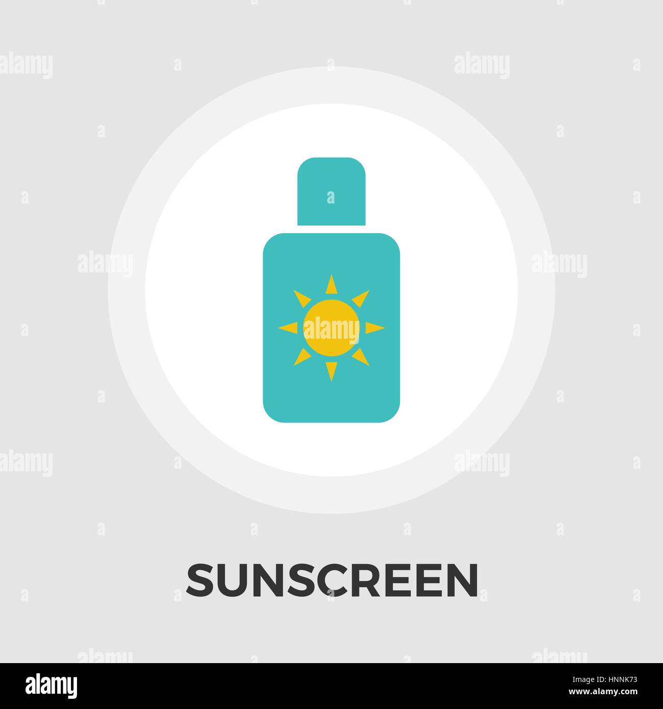 Sunscreen Icon Vector. Flat icon isolated on the white background ...