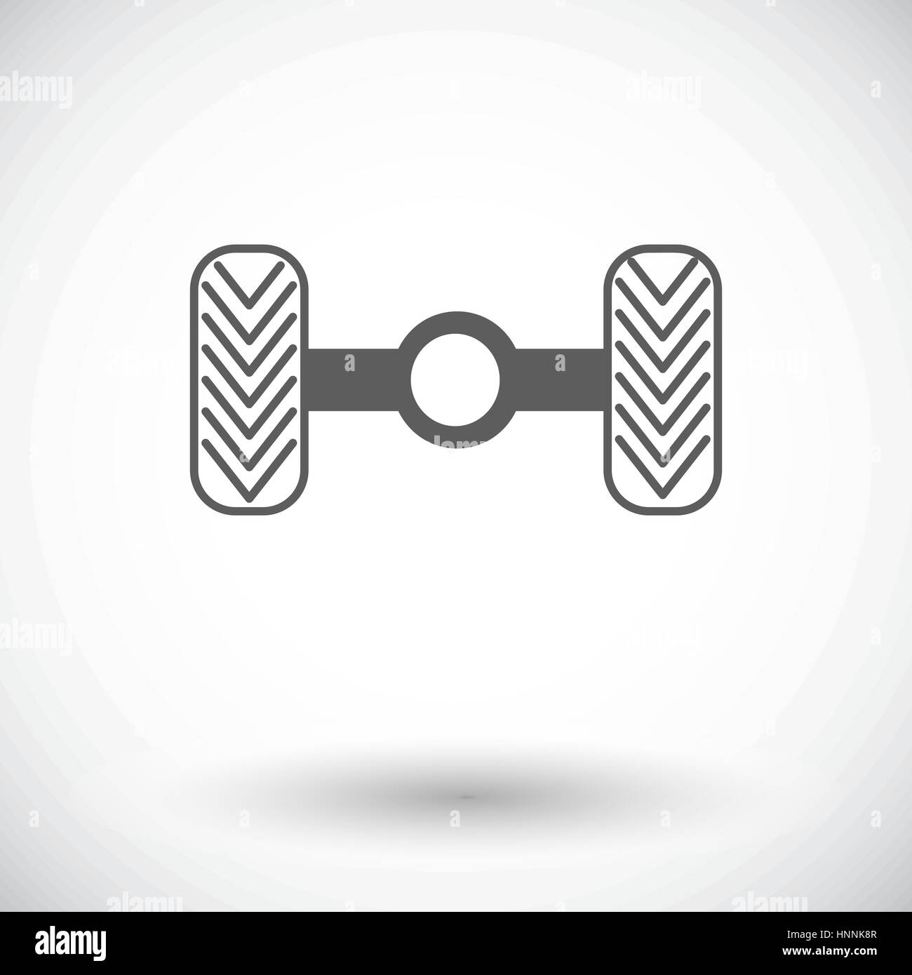 Chassis Car Single Flat Icon On White Background Vector Illustration Stock Vector Image And Art