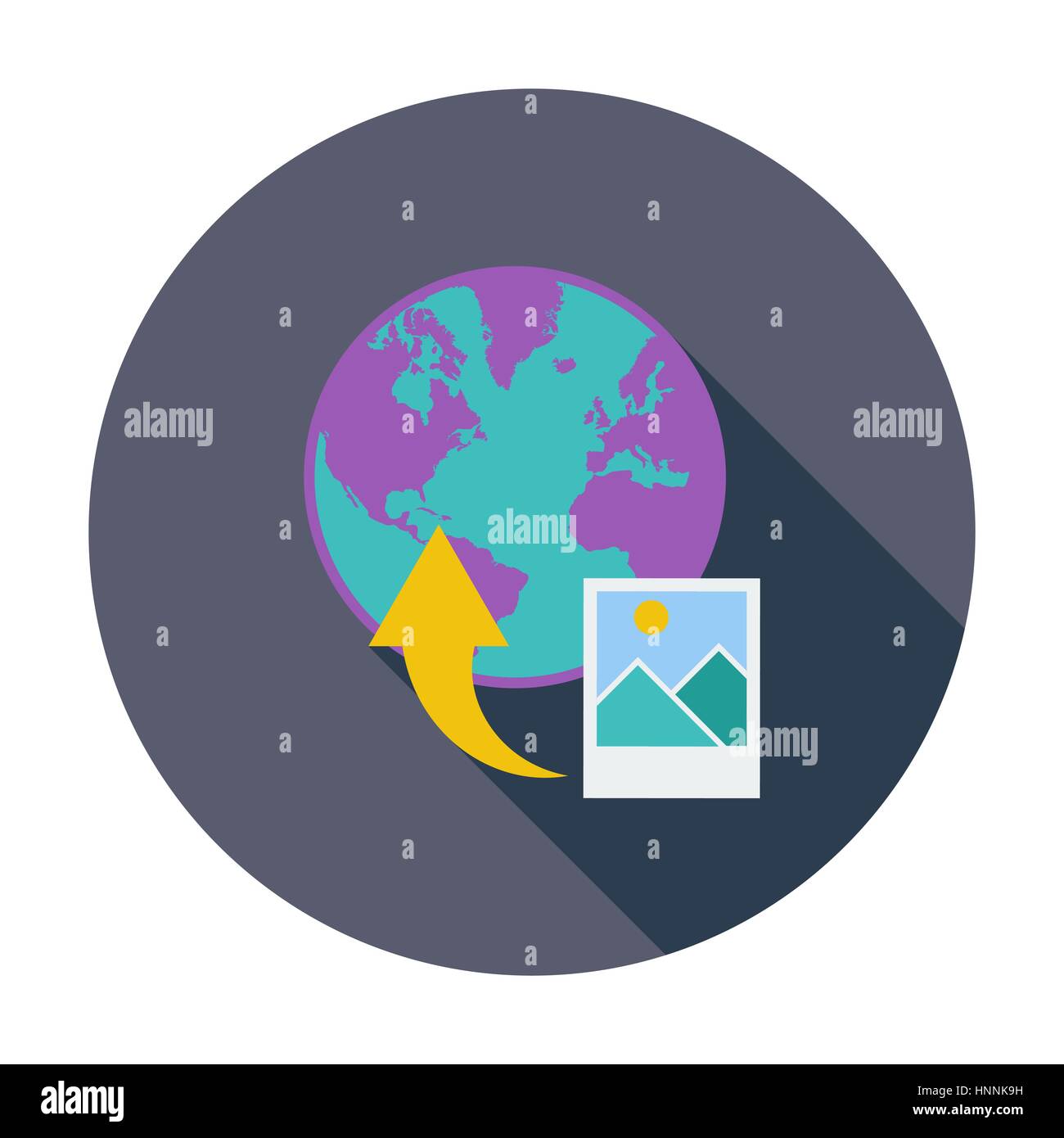 Move file color flat Cut Out Stock Images & Pictures - Alamy