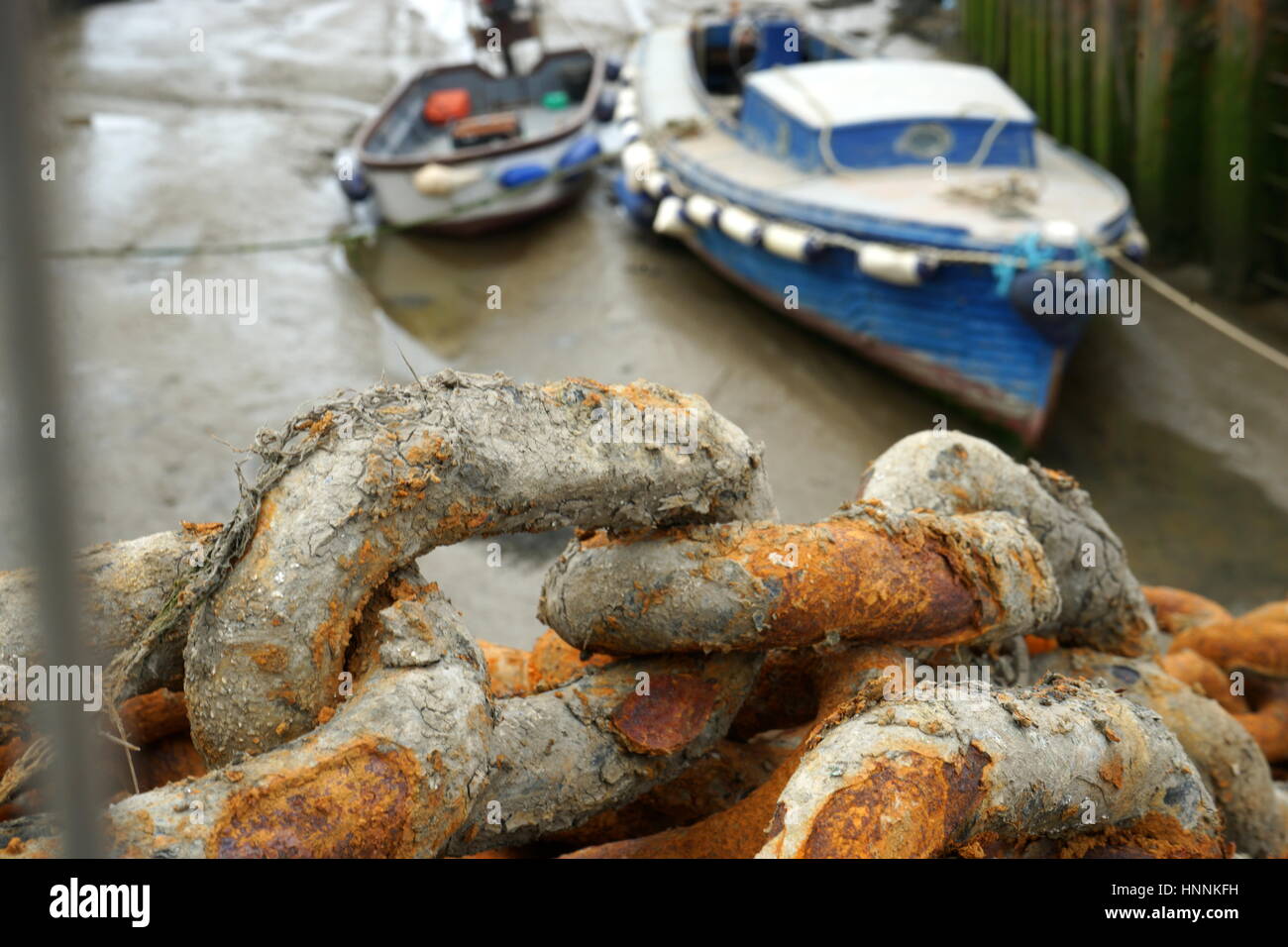 West Mersea harbour Stock Photo - Alamy