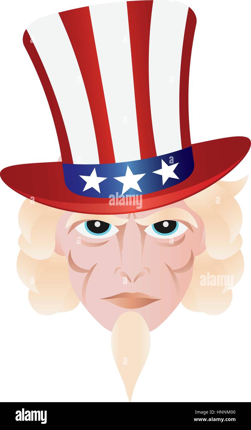Cartoon Uncle Sam Hat