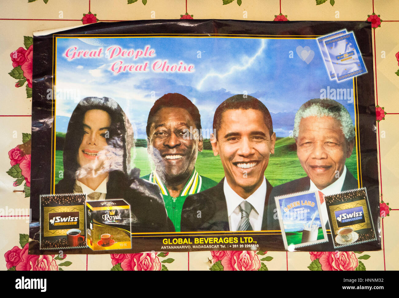 Michael jackson nelson mandela hi-res stock photography and images - Alamy