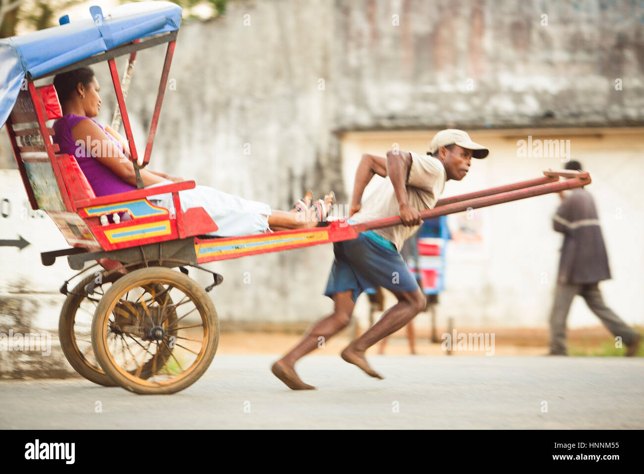 Local transport/ local taxi in small cities and towns in Madagascar ...