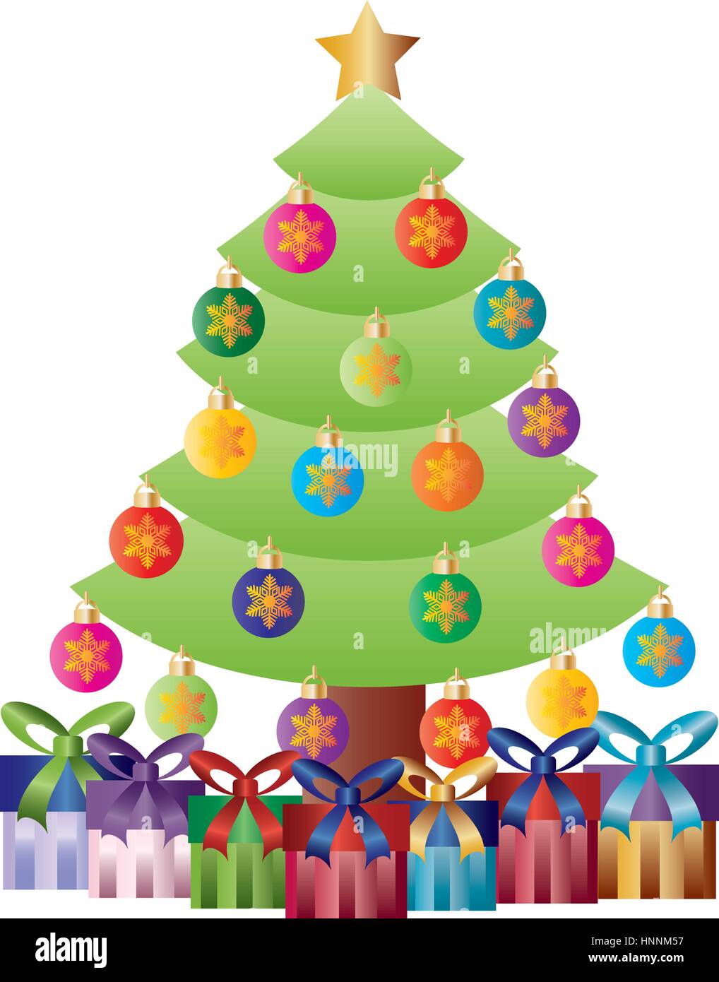 Christmas Presents Under Tree Clip Art