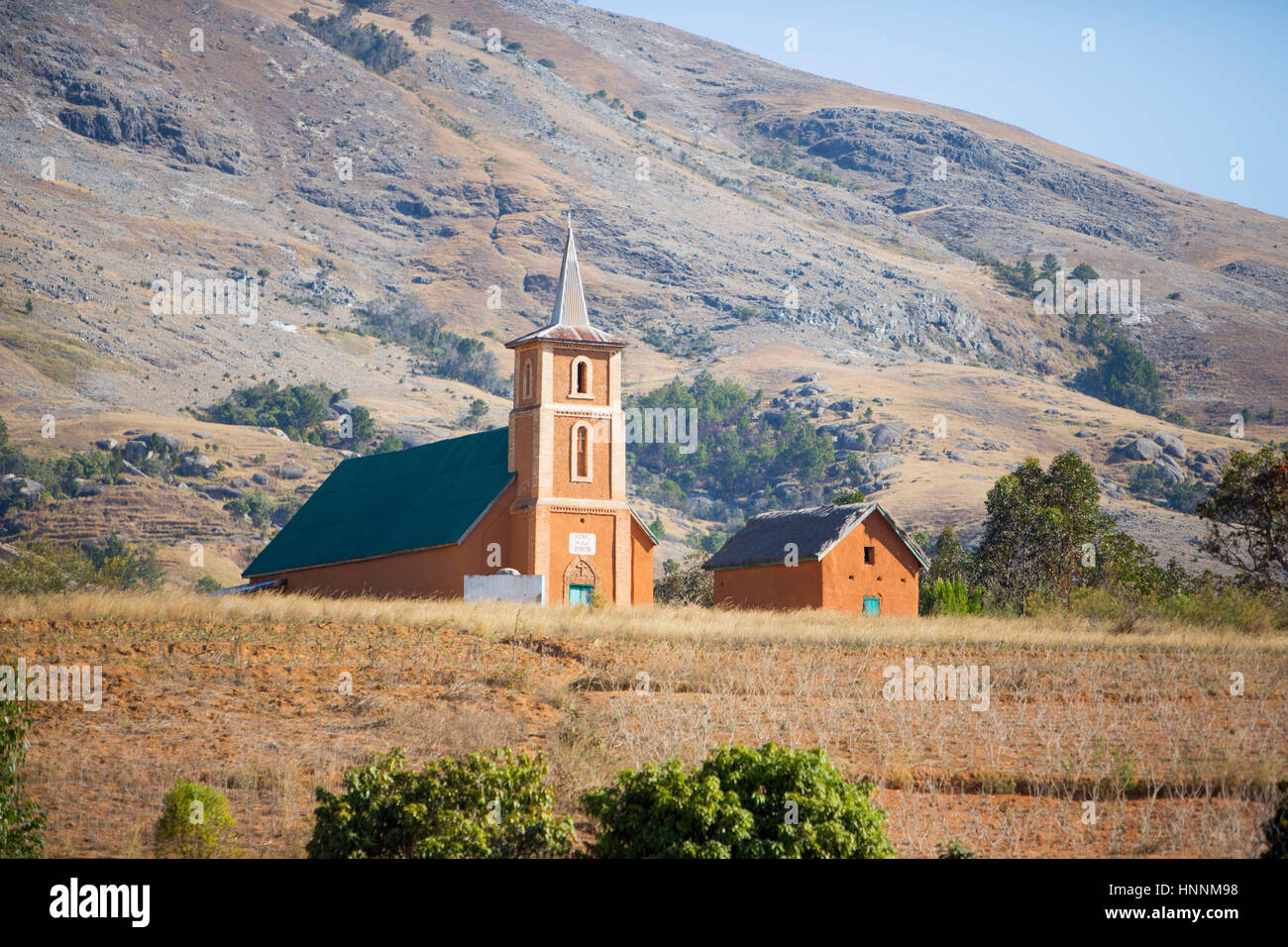 Church in Madagascar Stock Photo - Alamy